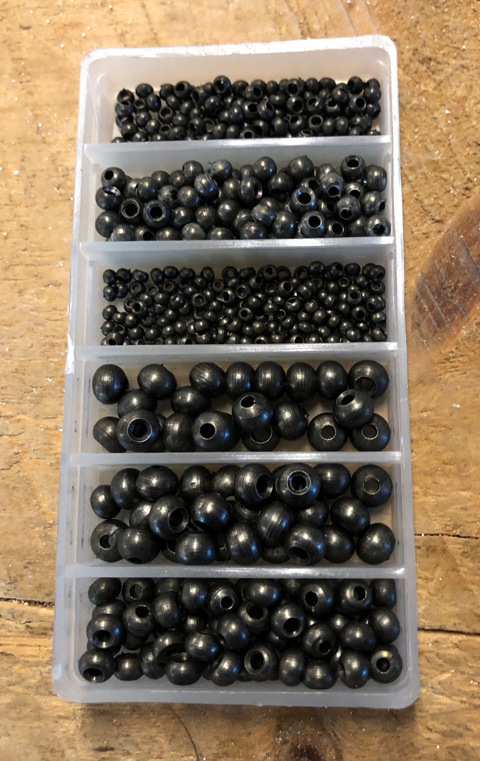 300 Piece Recessed Brass Fly Tying Beads Approximate Etsy