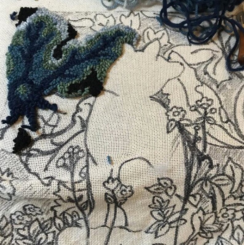 Rug Hooking Pattern william Morris Fox PAPER PATTERN - Etsy Canada