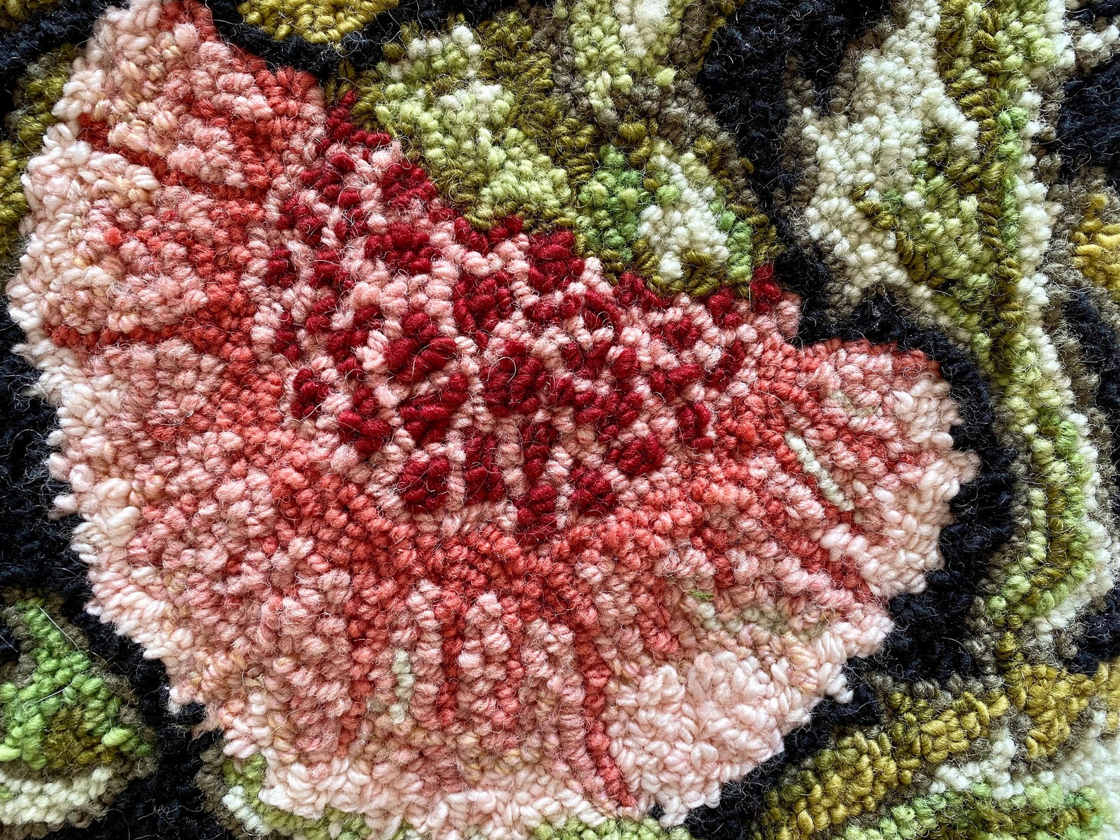 Rug Hooking Pattern, ‘bloom Where You Are Planted', Gridded Tracing ...