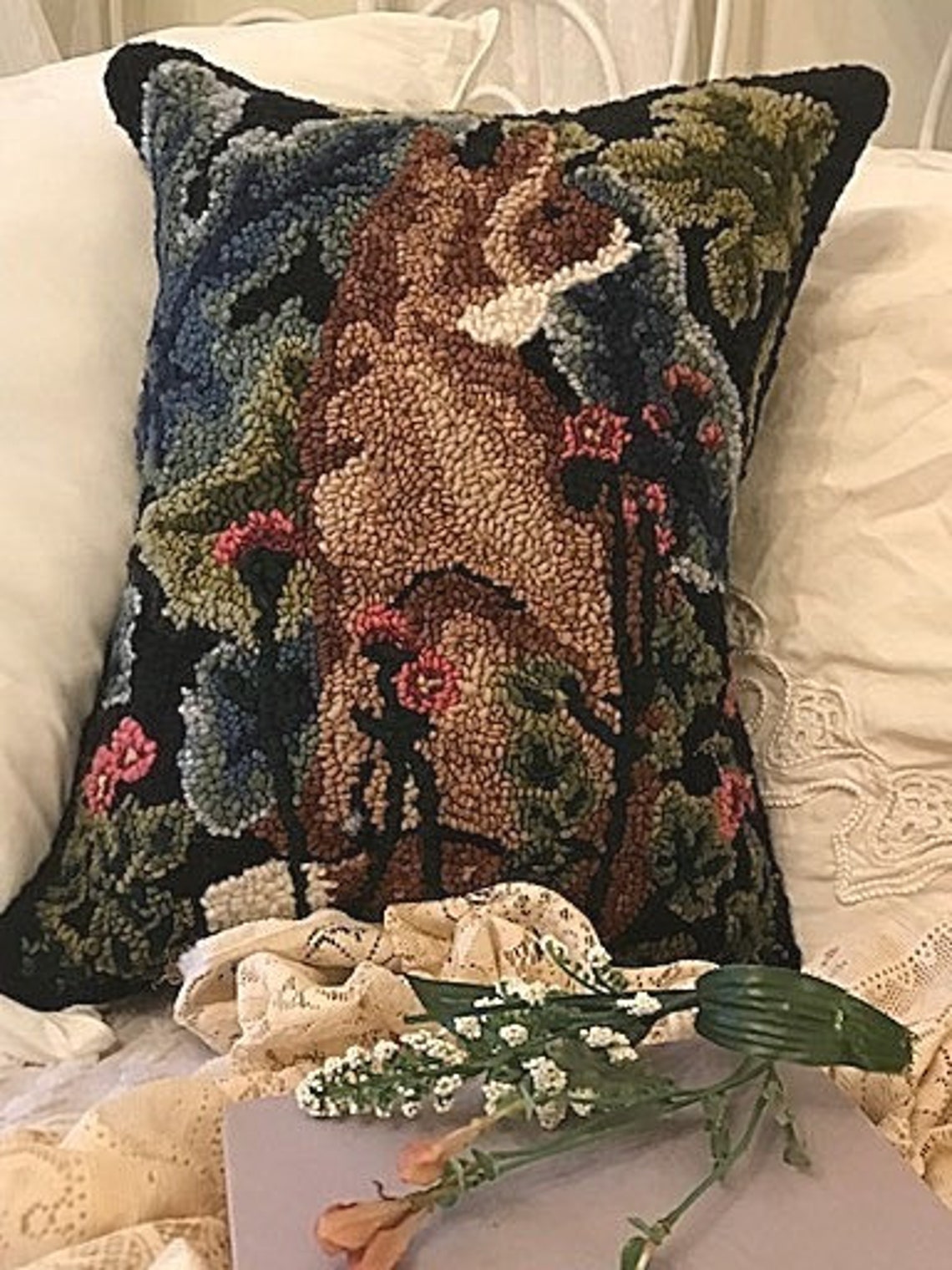 Rug Hooking Pattern William Morris Fox PAPER PATTERN | Etsy