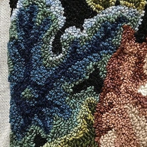 Rug Hooking Pattern, ‘william Morris Fox’ PAPER PATTERN, Gridded ...