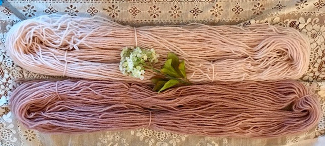 Skin Tone Package: Hand Dyed 2 or 3 Ply Wool Yarn 2 Skeins - Etsy