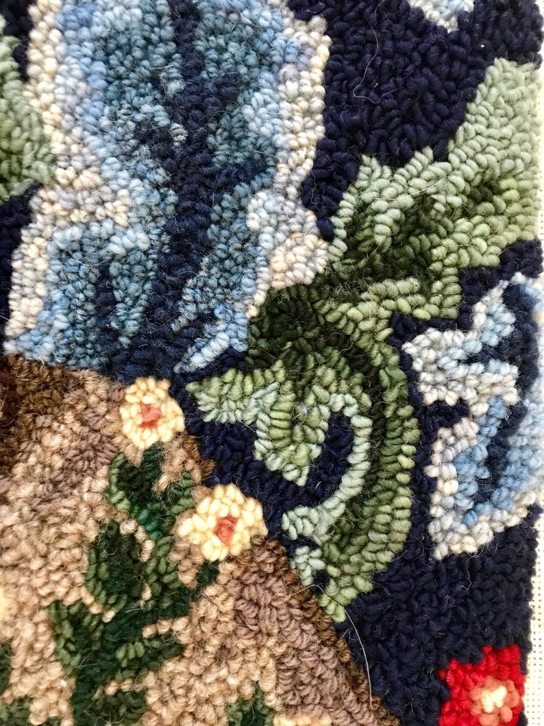 Rug Hooking Pattern, William Morris 'the Hare': PAPER PATTERN, Gridded ...