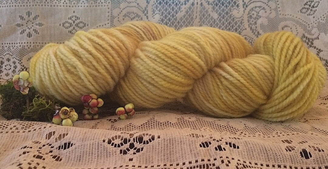 Daffodils and Dandelions: Hand Dyed, 2 or 3 Ply Wool Yarn. Great for ...