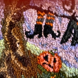 Rug Hooking Pattern, the Day After Halloween: Paper, or Tracing Fabric ...
