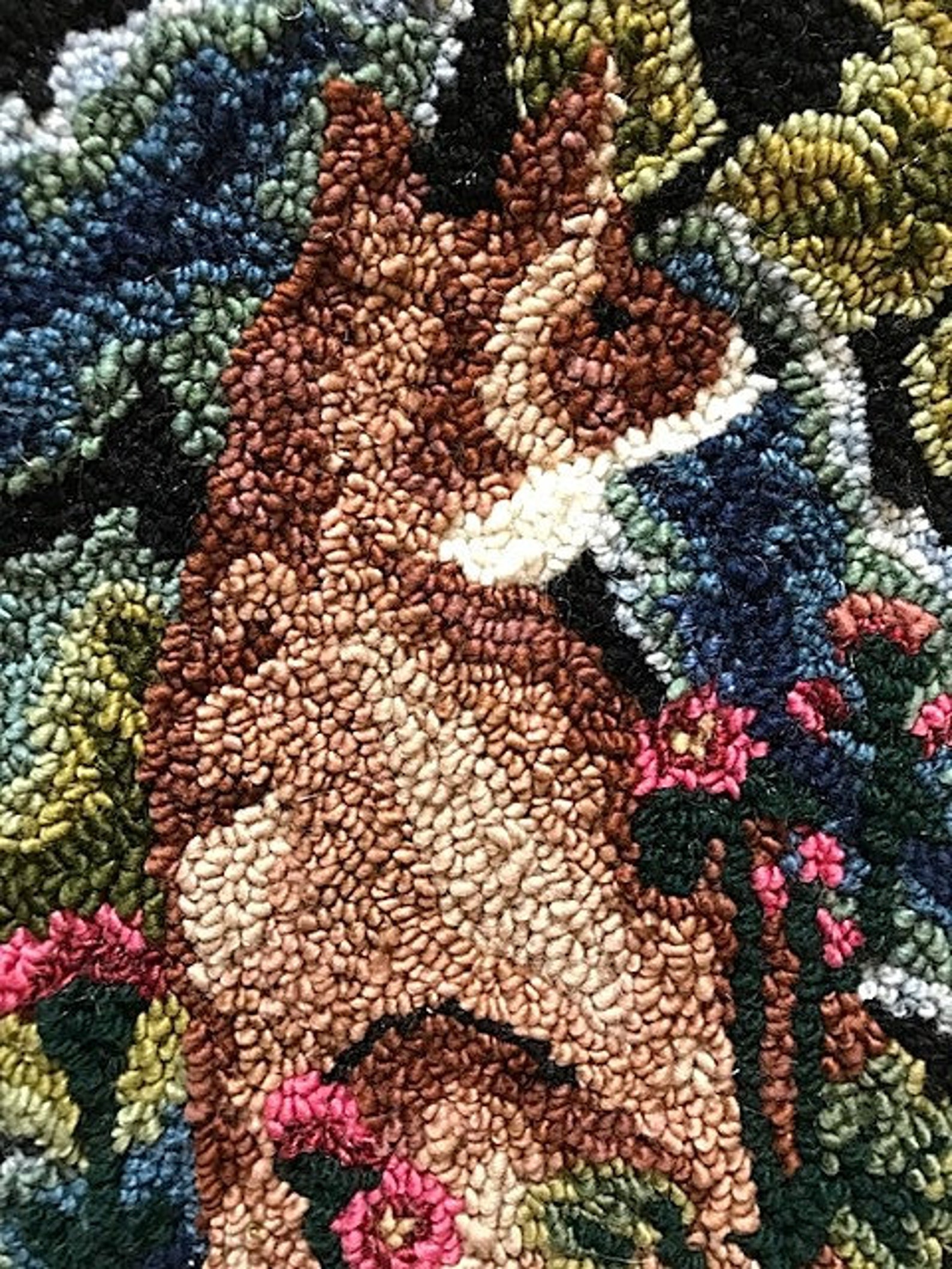 Rug Hooking Pattern william Morris Fox PAPER PATTERN - Etsy Canada