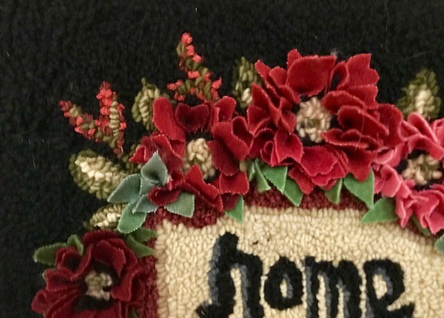 Rug Hooking Pattern blooming Home' PAPER PATTERN - Etsy