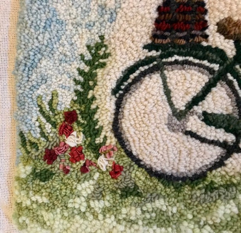 Rug Hooking Pattern, ‘emily the Librarian’ PAPER PATTERN, Gridded ...