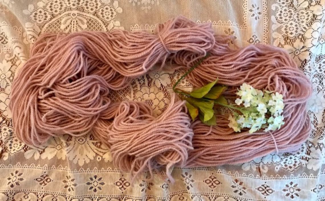 Dark Skin Tone: Hand Dyed 2 Ply Wool Yarn. Great for Rug | Etsy UK