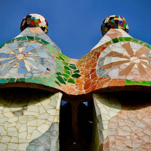Gaudi Card. Barcelona Architecture.casa Batllo Card to Personalize ...