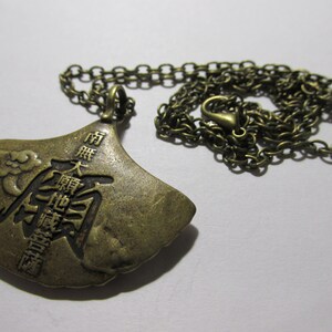 Brassy Metal Pendant-necklace With Holy Monk Motif, 19" - Etsy