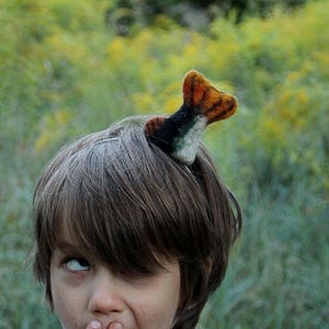 Fish in Head - Hair Hoop, Custom, Fishtail, Wool Felted Headband, Felt ...