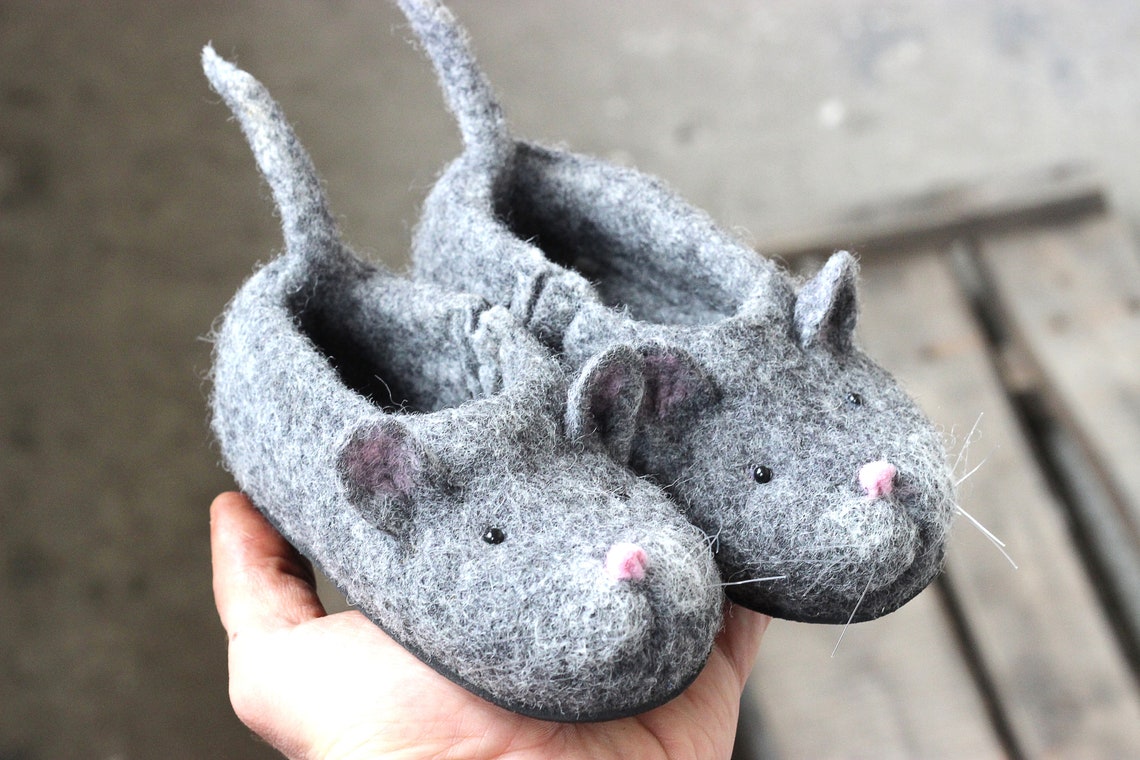 Kids Mouse Clogs Slippers Toddler Mice Child Custom Rat | Etsy