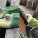 Conure Bird Custom Slippers, Eco Wool Flat Shoes, Natural, Felting ...