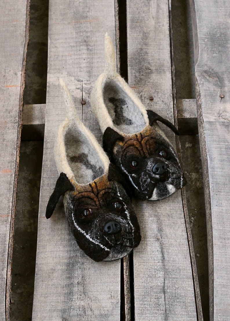 Premium Mastiff Custom Dog Slippers English Bulldog - Etsy