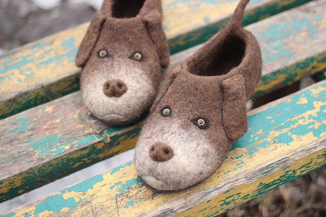 Chocolate Labrador Retriever Dogs Slippers, Any Breed Custom ...