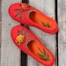 Mexican Marigold Flowers Felted All-season Slippers, Custom Women Clogs ...