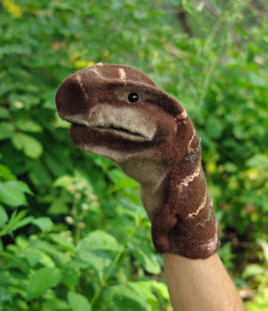 Hand Puppet T-rex. Felted Tyrannosaurus Rex Puppet Doll - Etsy
