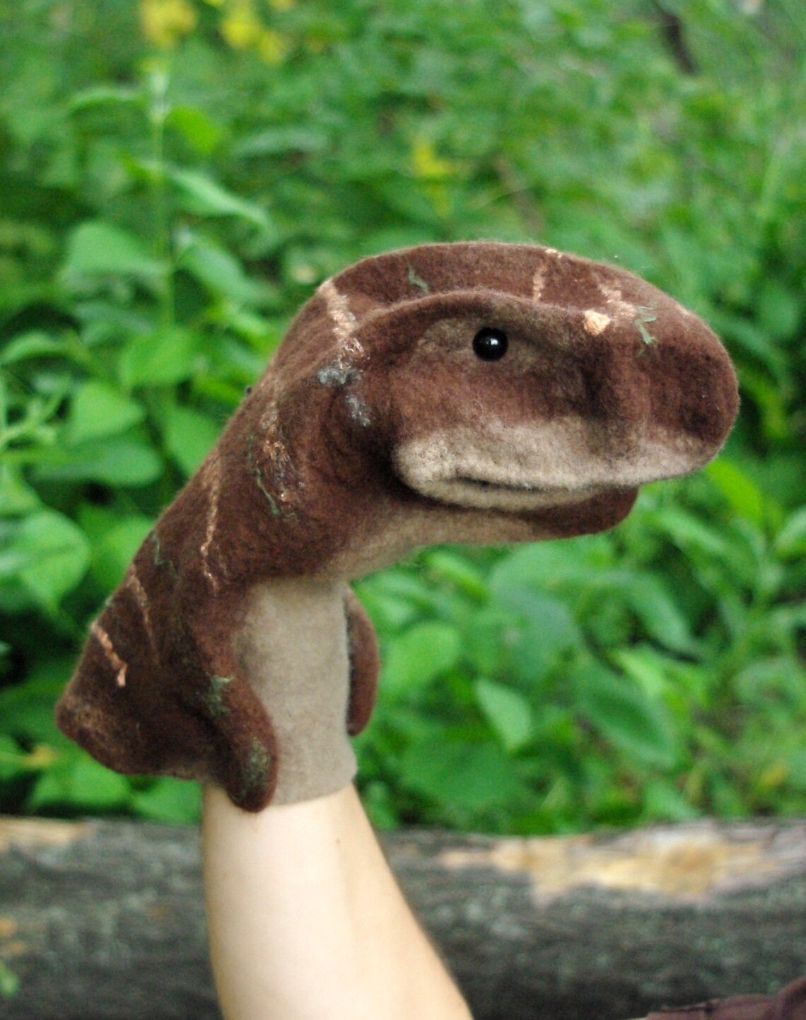 Hand Puppet T-rex. Felted Tyrannosaurus Rex Puppet Doll - Etsy