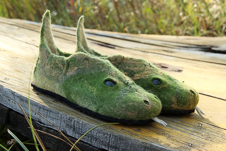 Monitor Lizard Unisex Slippers Pangolin Dino Dinosaur - Etsy
