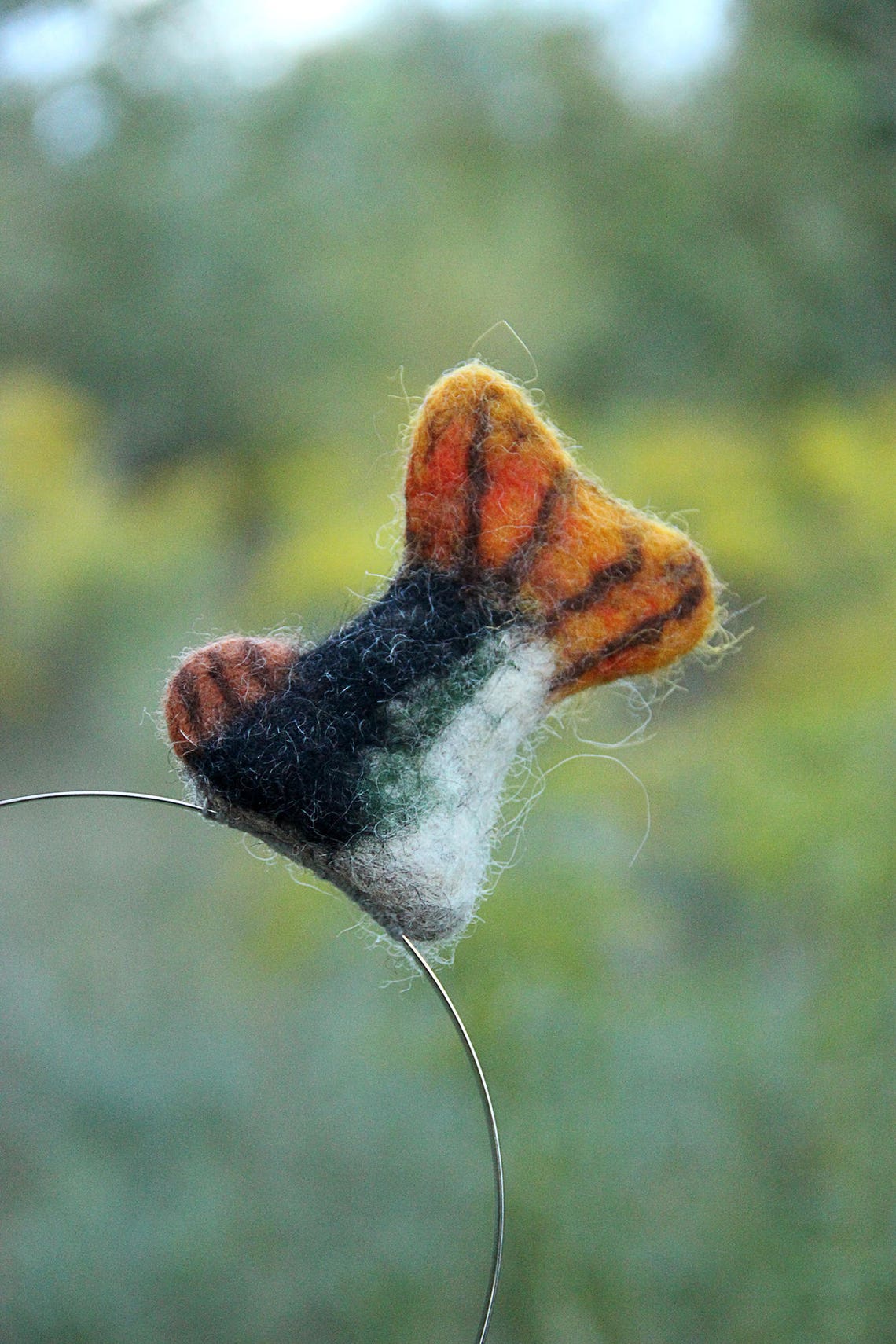 Fish in Head Hair Hoop Custom Fishtail Wool Felted | Etsy