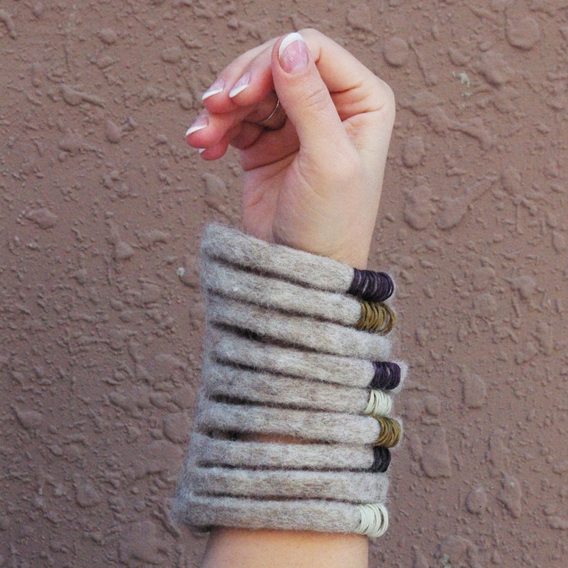 Felt Bracelet - Etsy
