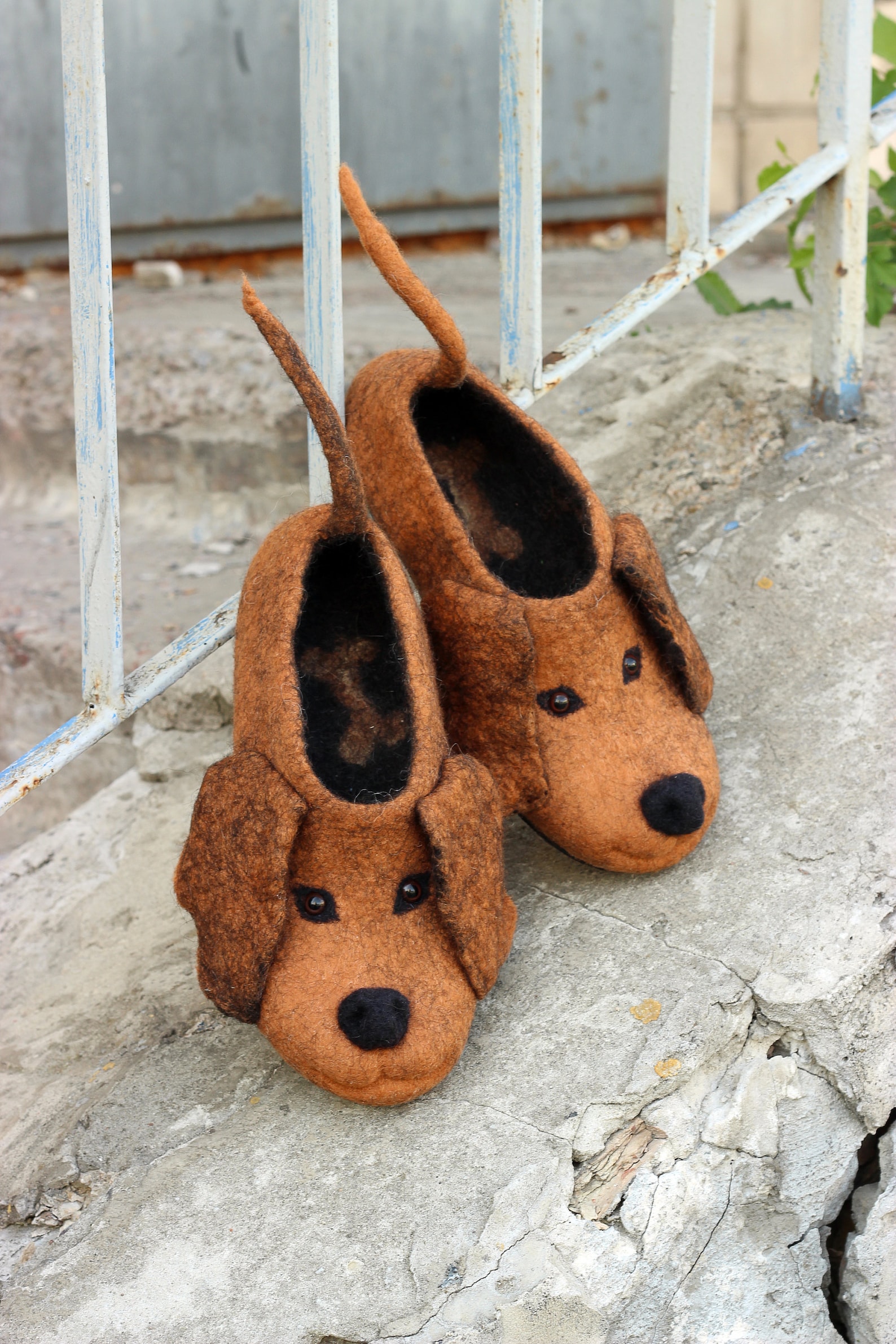 Dachshund Dogs Slippers Any Breed Custom Personalized Wool - Etsy