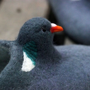 Wild Pigeon Handade Wool Felted Slippers - Etsy