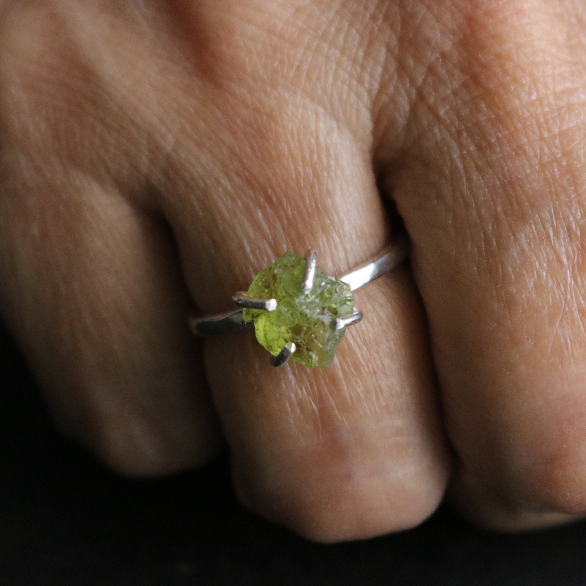 Ring for Rough and Silver 925 Ring Rough Stone Ring Ring Craft - Etsy