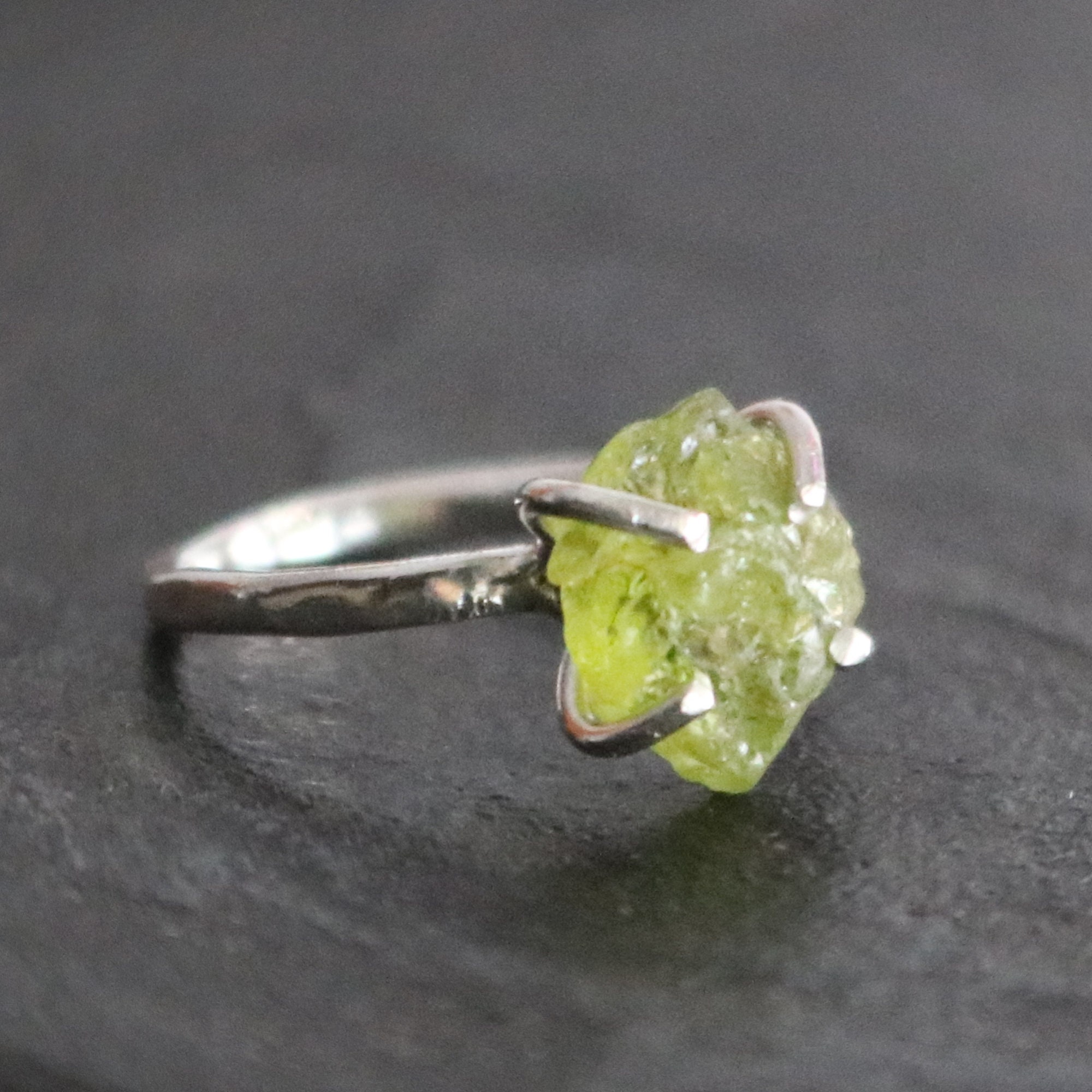 Ring for Rough and Silver 925 Ring Rough Stone Ring Ring Craft - Etsy