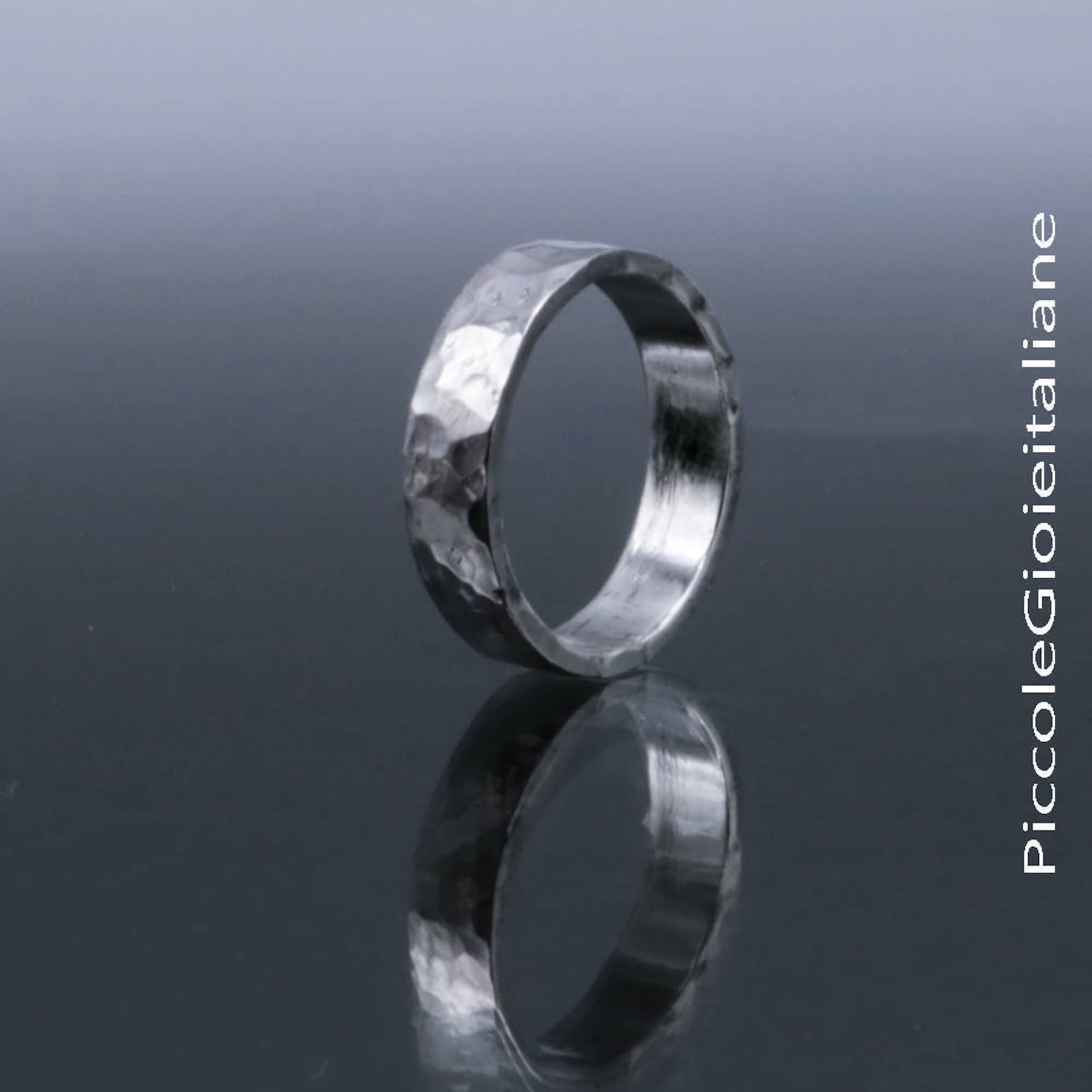 Anello argento 925 Anello a fascia Fede nunziale Anello fatto - Etsy Italia