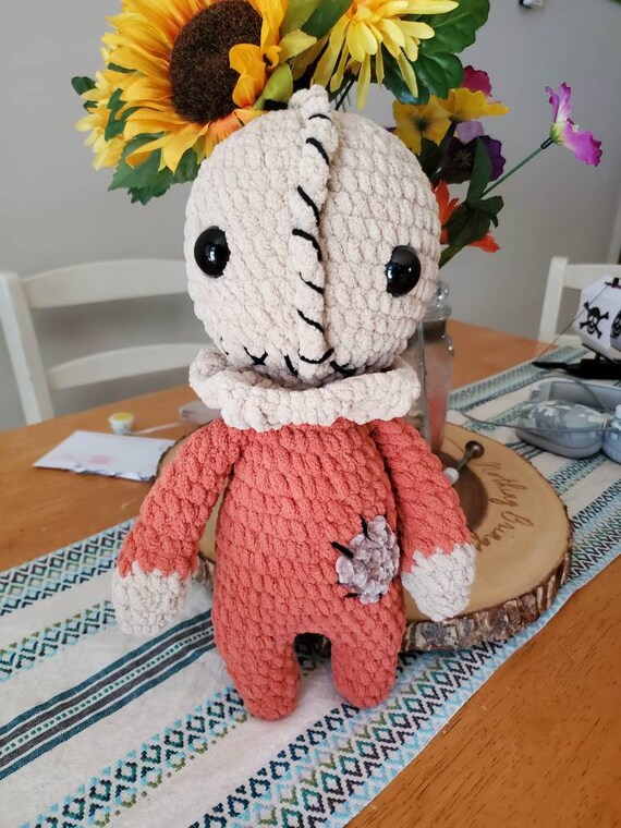 Scarecrow Plushie Crochet Scarecrow Doll Cuddly Slasher - Etsy