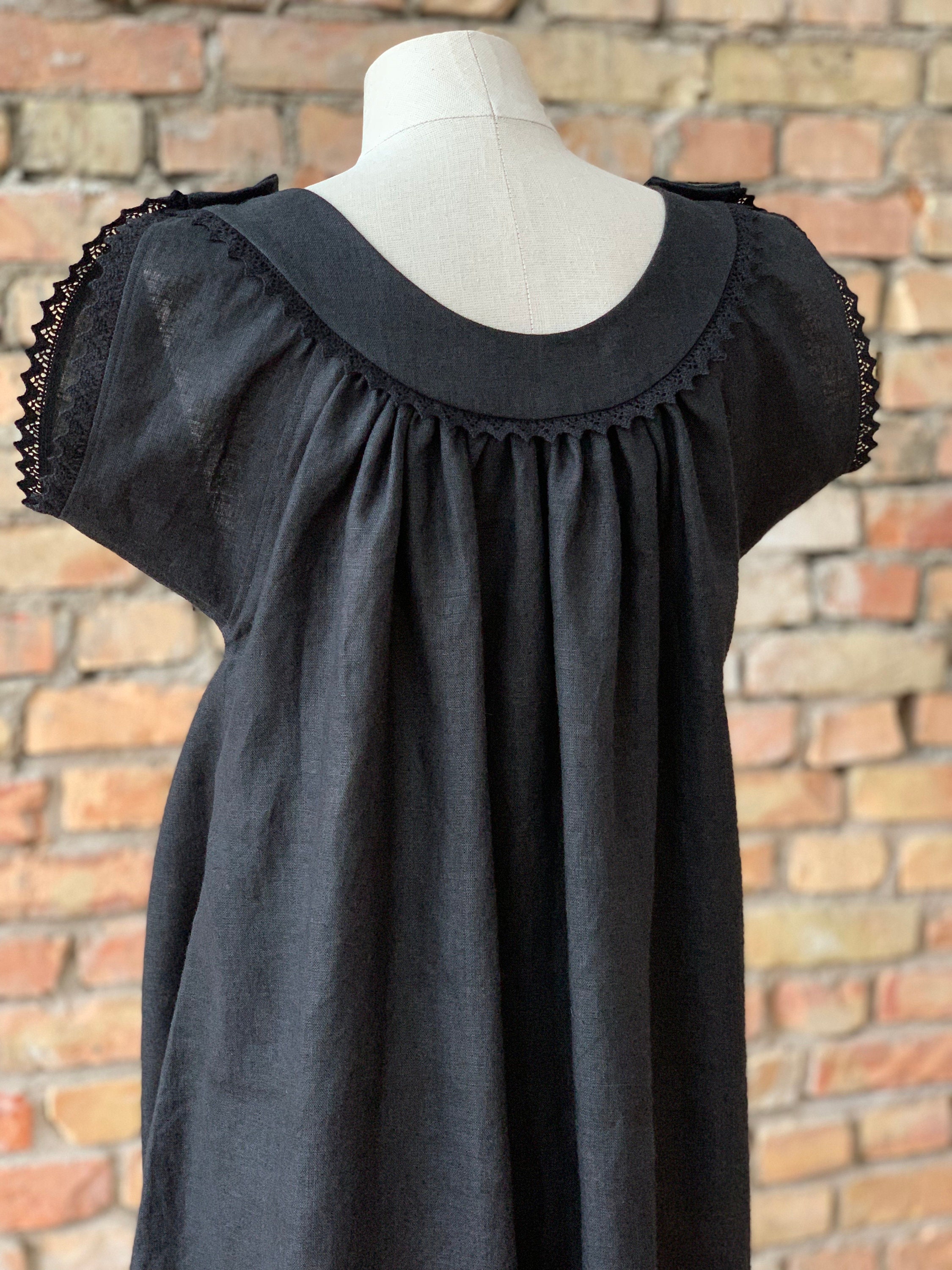 Victorian Nightgown, Vintage Sleepwear, 1800s Sleepdress, Old Fashioned ...