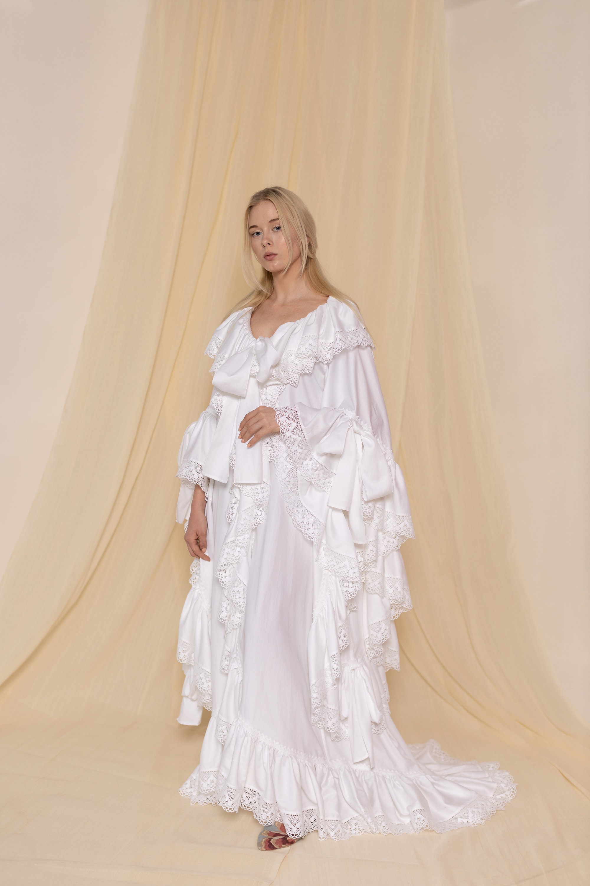 Victorian Nightgown, Victorian Negligee, Victorian Peignoir, Old ...