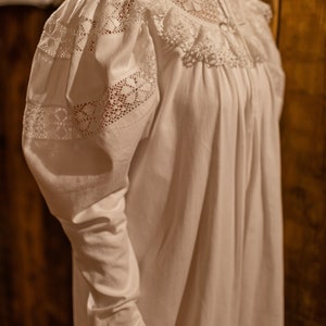 Victorian Nightgown, Edwardian Night Gown, 1900s Sleepdress, Vintage ...