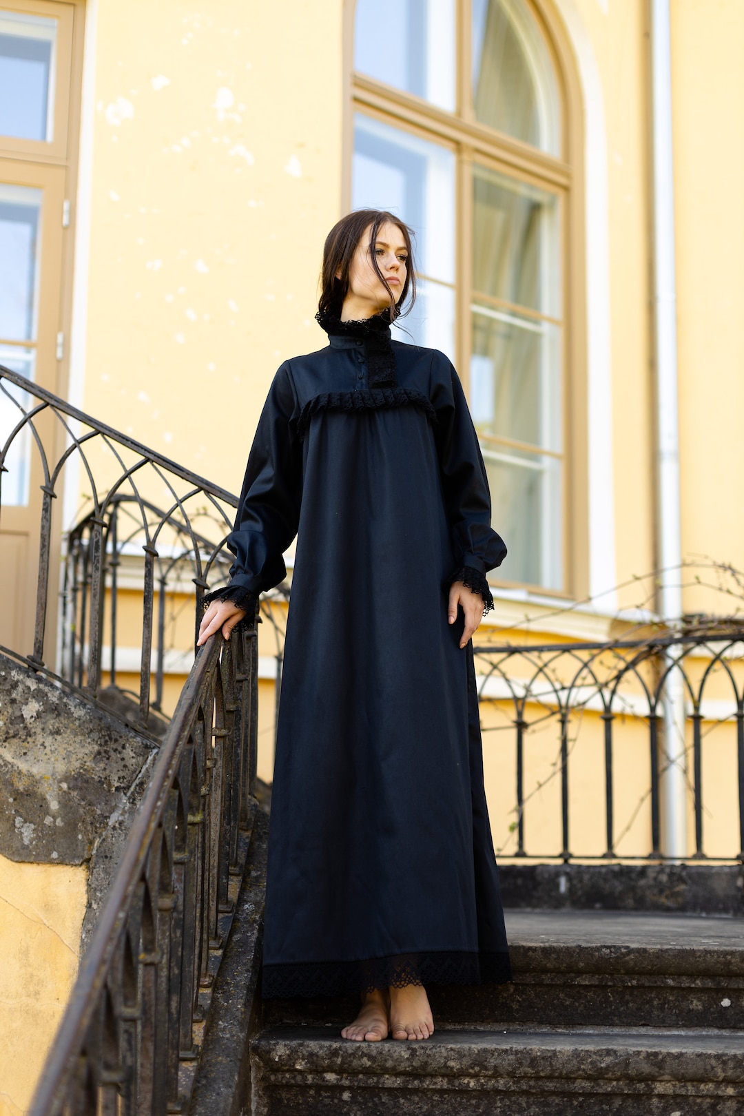 Victorian Nightgown, Vintage Sleepwear, 1900s Nightwear, Old Fashion ...