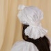 Victorian Night Cap, Cottagecore Hat, Vintage Night Hat, Ruffled Mob ...