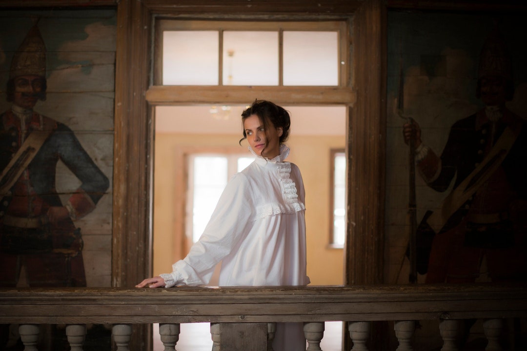 Victorian Nightgown, Vintage Night Gown, Victorian Nightwear, Old ...