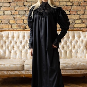 Victorian Night Gown, Vintage Nightwear, Edwardian Nightdress, Vintage ...