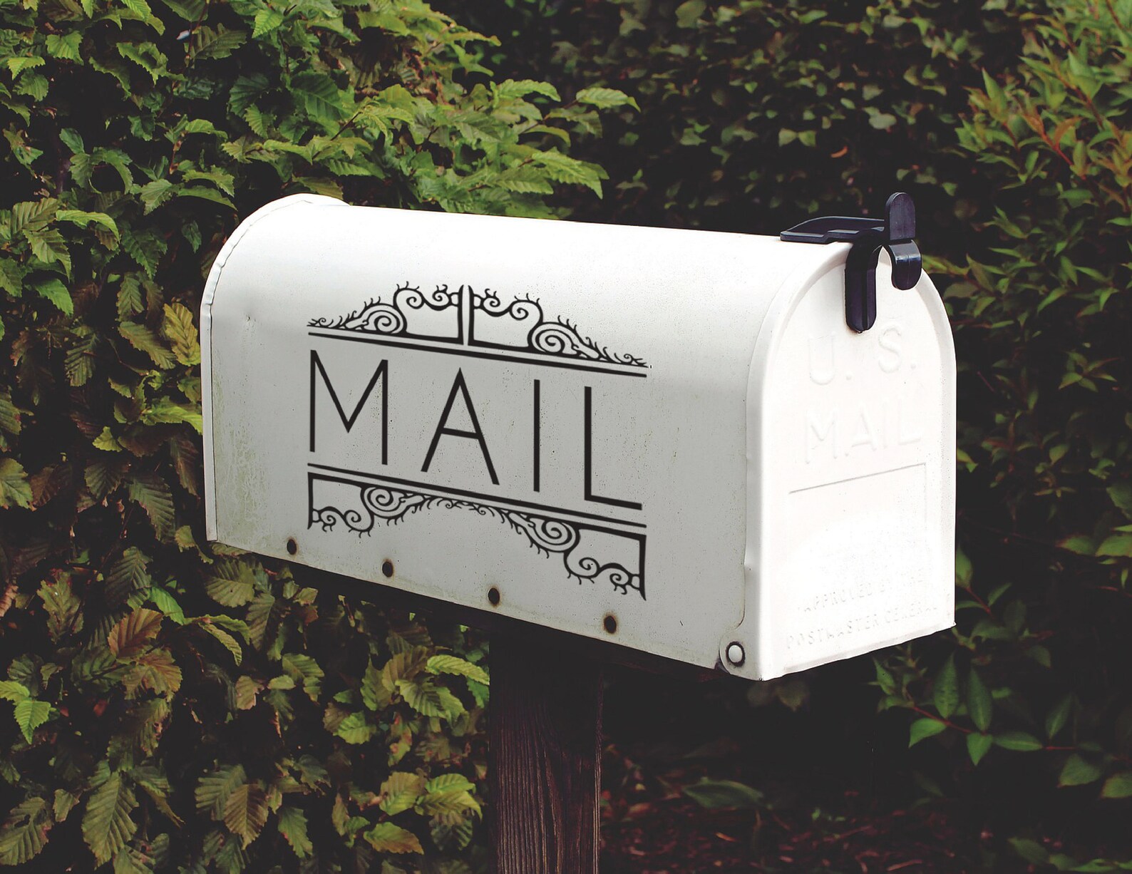 Mailbox Template 03 SVG DXF PNG Mailbox Monogram House | Etsy