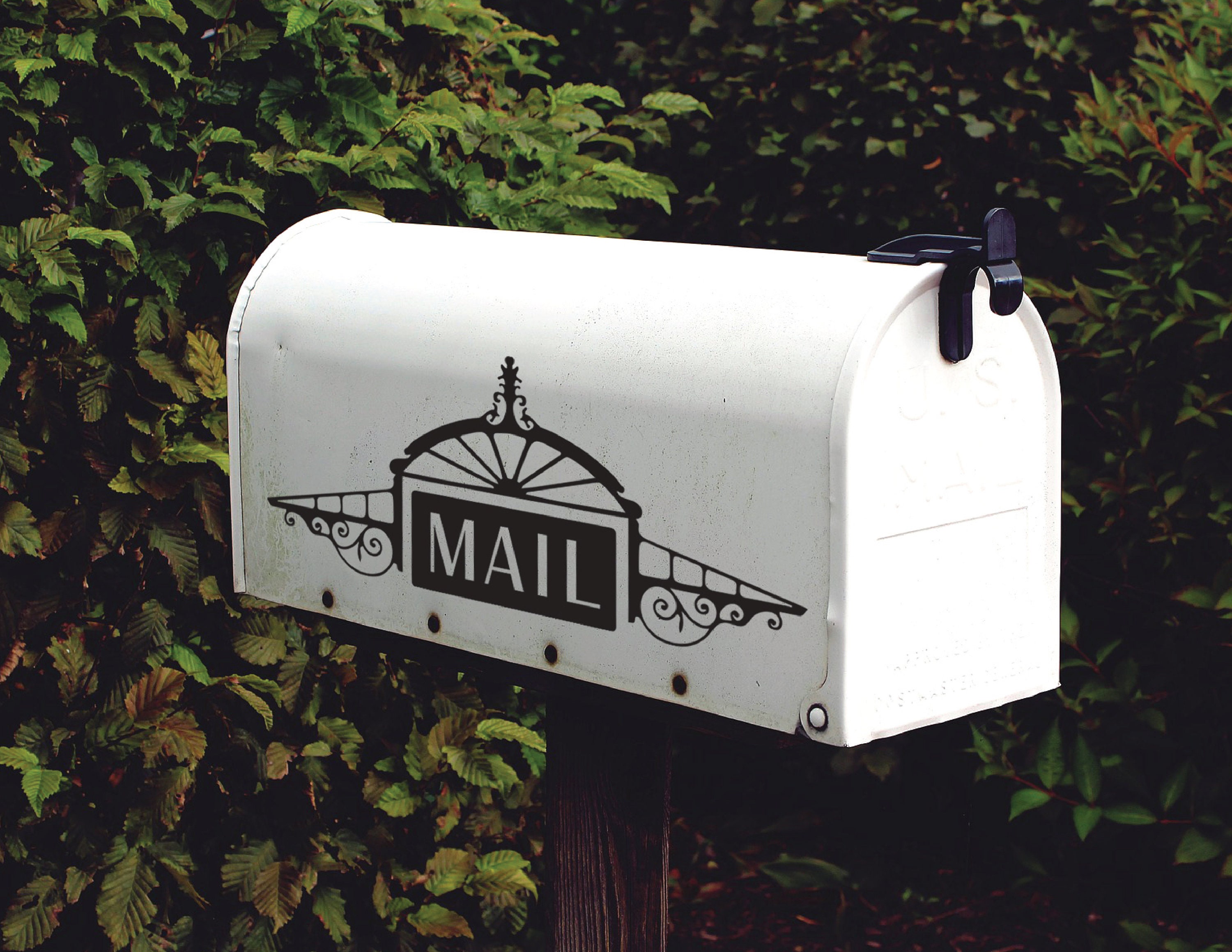 Mailbox Template 01 SVG DXF PNG Mailbox Monogram House - Etsy Canada