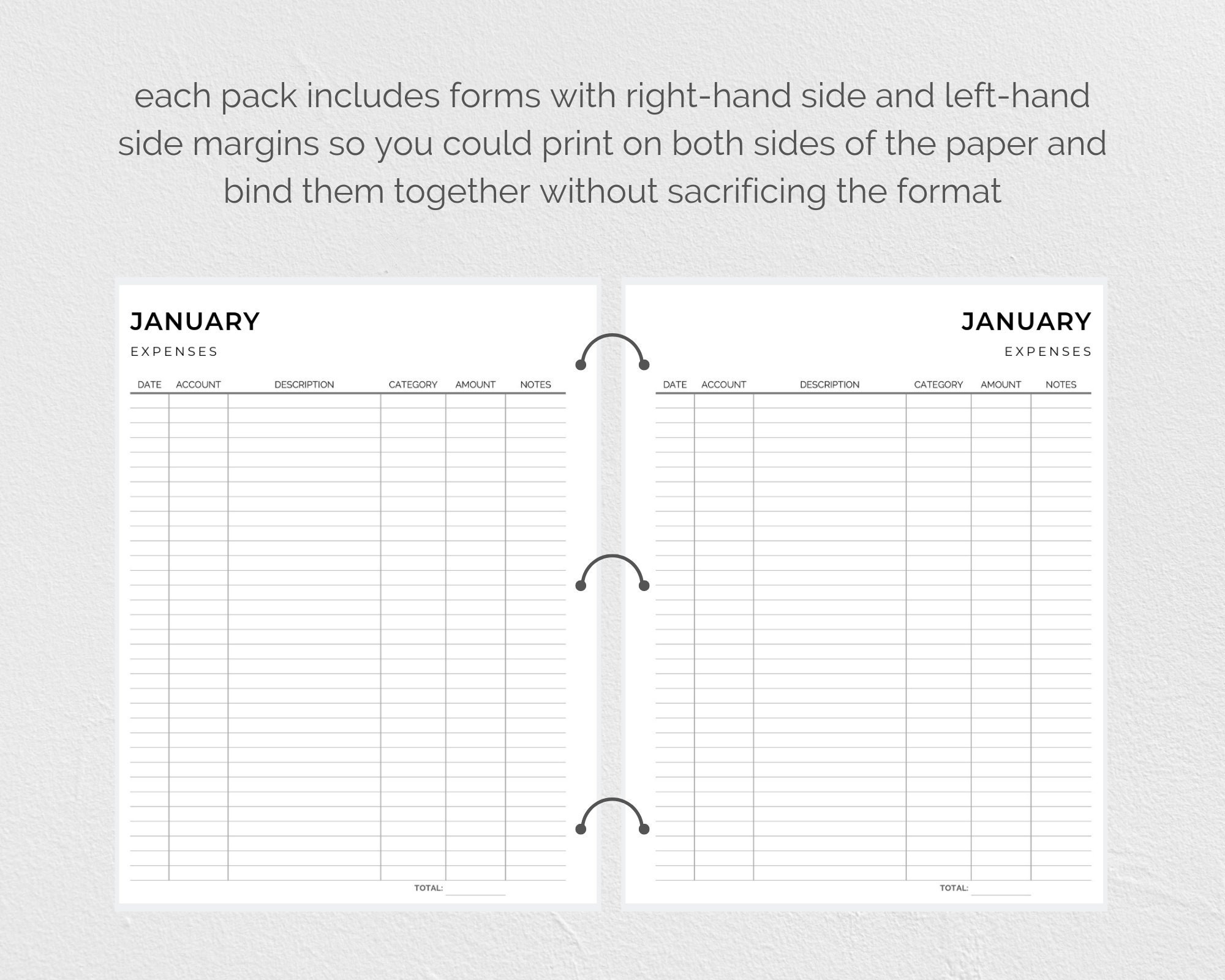Expense Tracker, Spending Tracker Printable PDF, A4 A5, Letter, Budget ...
