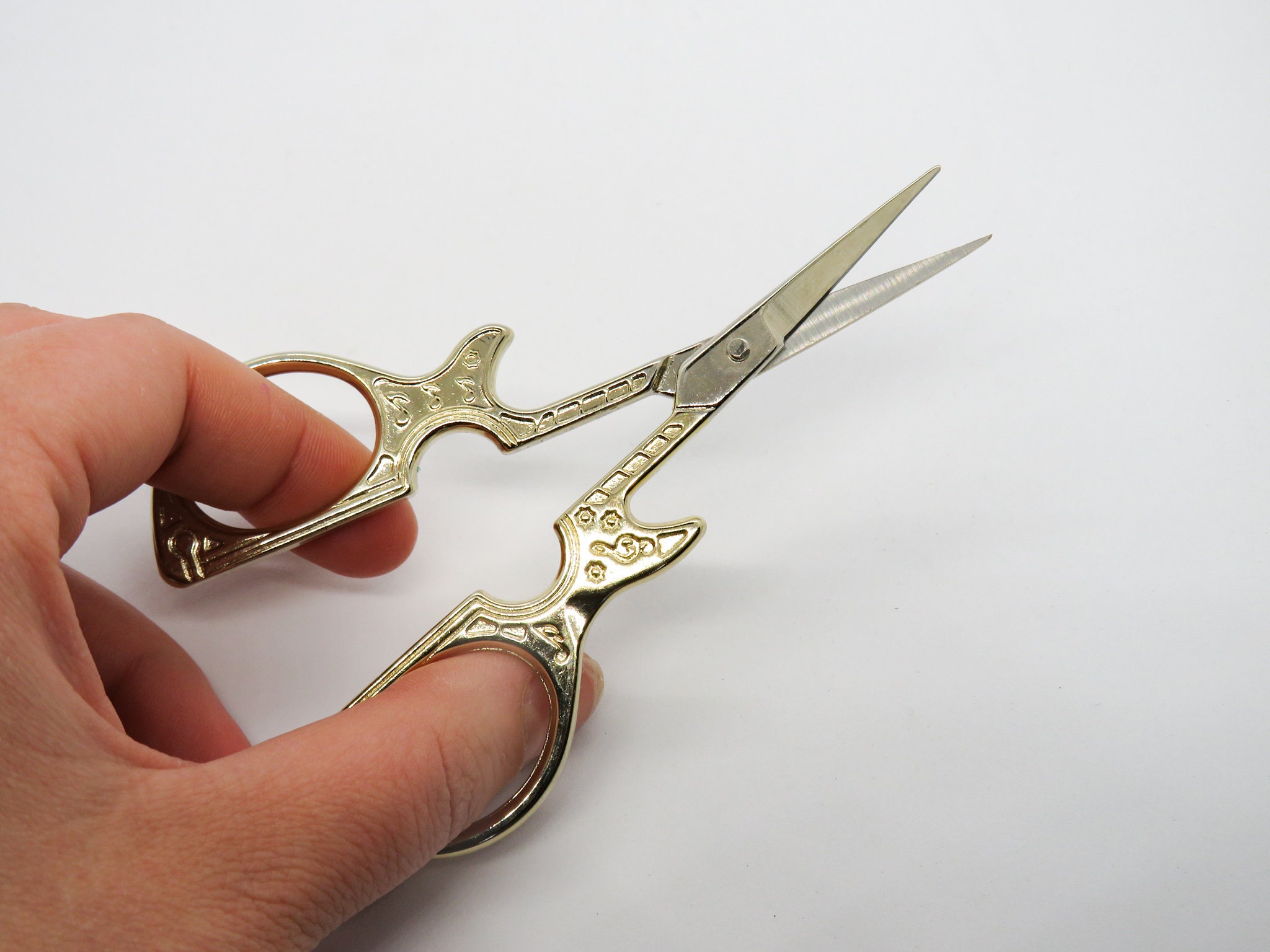 Rainbow or Gold Guitar Embroidery Scissors Sewing Trimming - Etsy