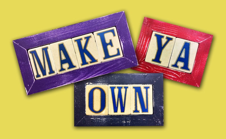 Custom Build Your Own Sign With Our Handmade Replicas of New | Etsy