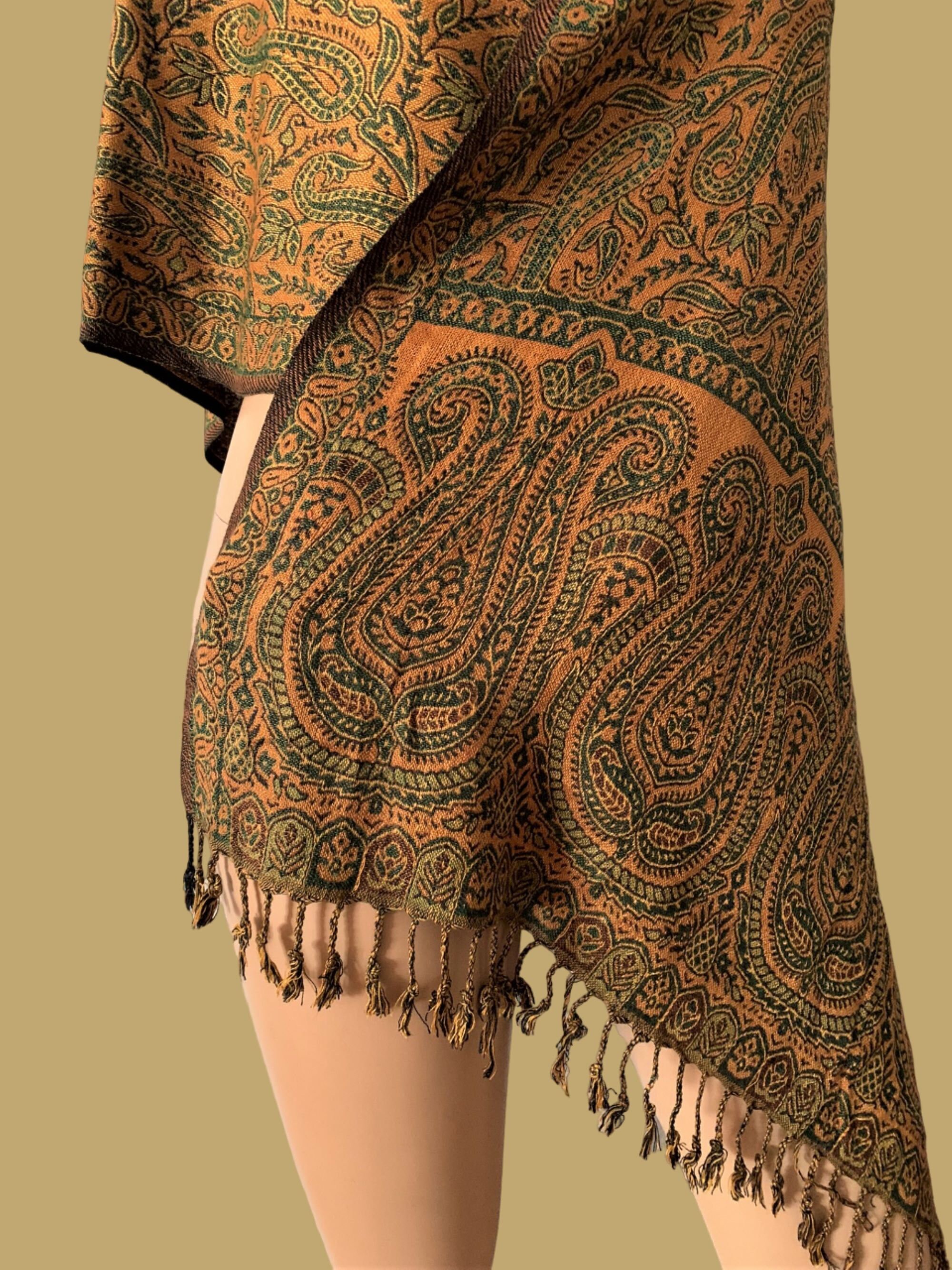 Cashmere Pashmina, Nepal Cashmere Pashmina, Tassel Pashmina, Paisley ...