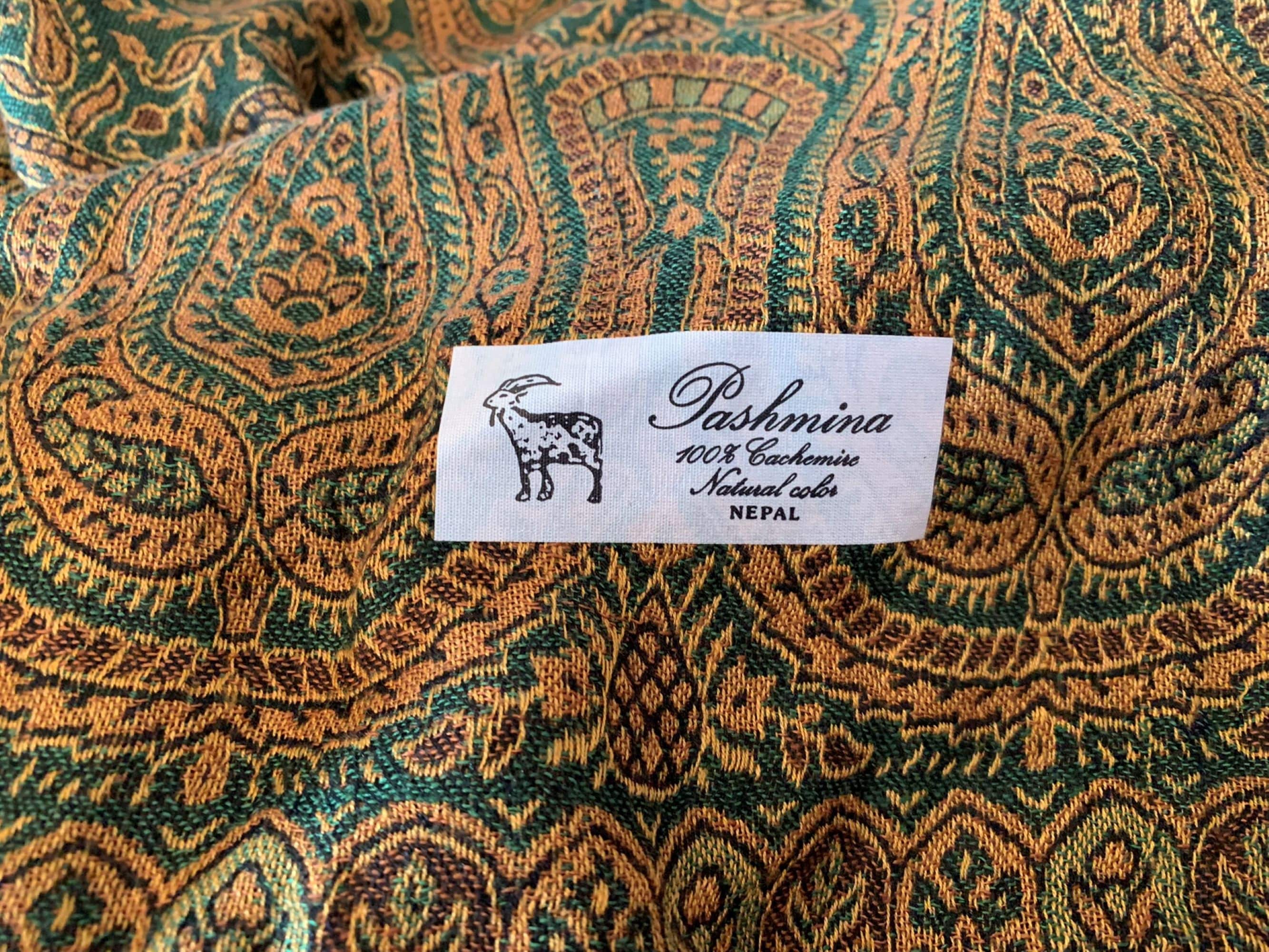 Cashmere Pashmina, Nepal Cashmere Pashmina, Tassel Pashmina, Paisley ...