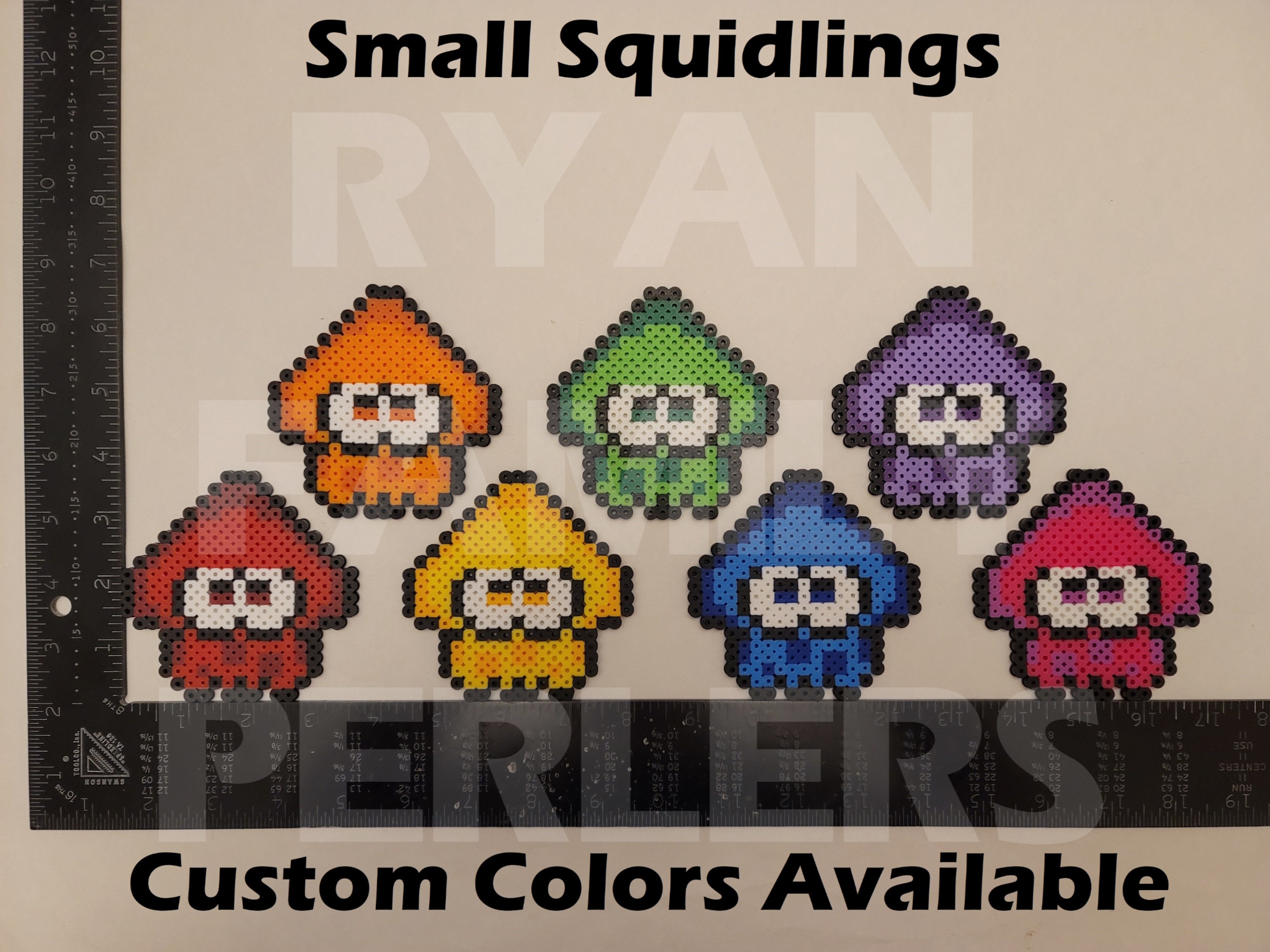 Splatoon Perlers FREE U.S. SHIPPING - Etsy
