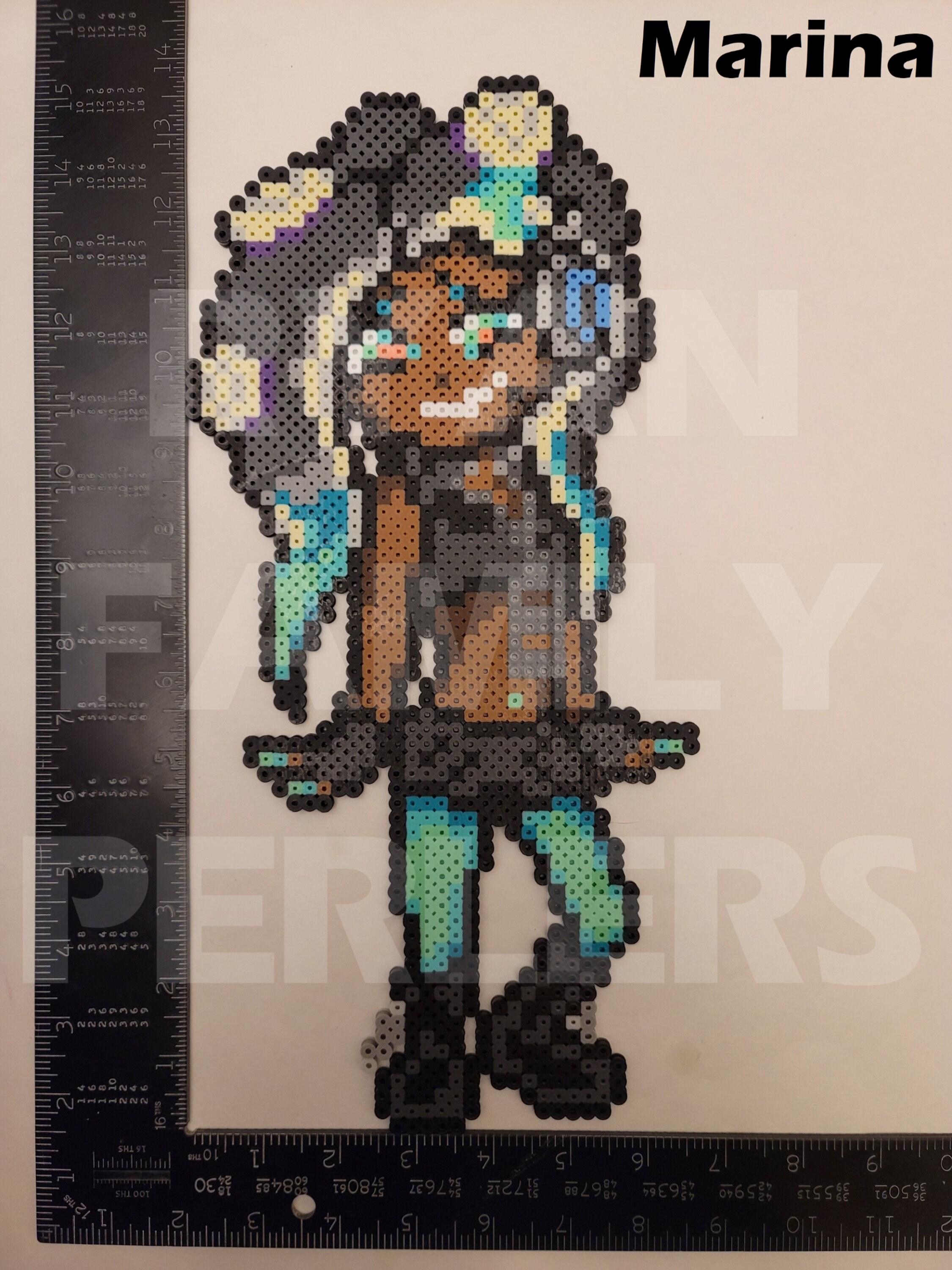 Splatoon Large Character Perlers FREE U.S. SHIPPING - Etsy