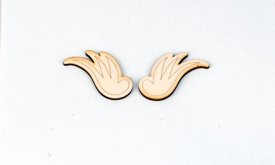 10 Wooden ANGEL WINGS Shape Craft Craft Supplies,diy Wedding, Wedding ...