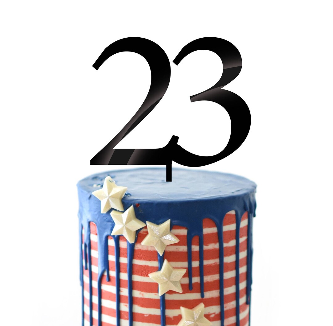 Cake Topper Decorating Personalise Custom Colour, Happy Birthday ...